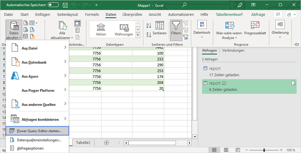 Microsoft Excel Integration Schritt-für-Schritt – Evalanche Helpcenter