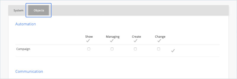 Roles & Rights – Evalanche Helpcenter